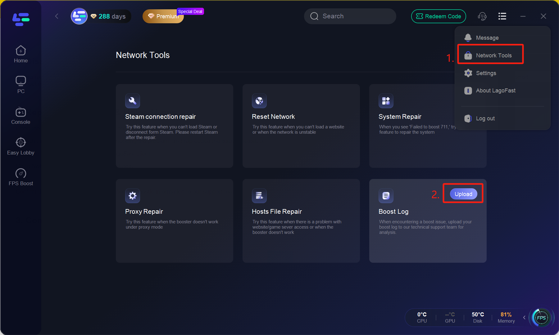 How to Report LagoFast Boost Issues
