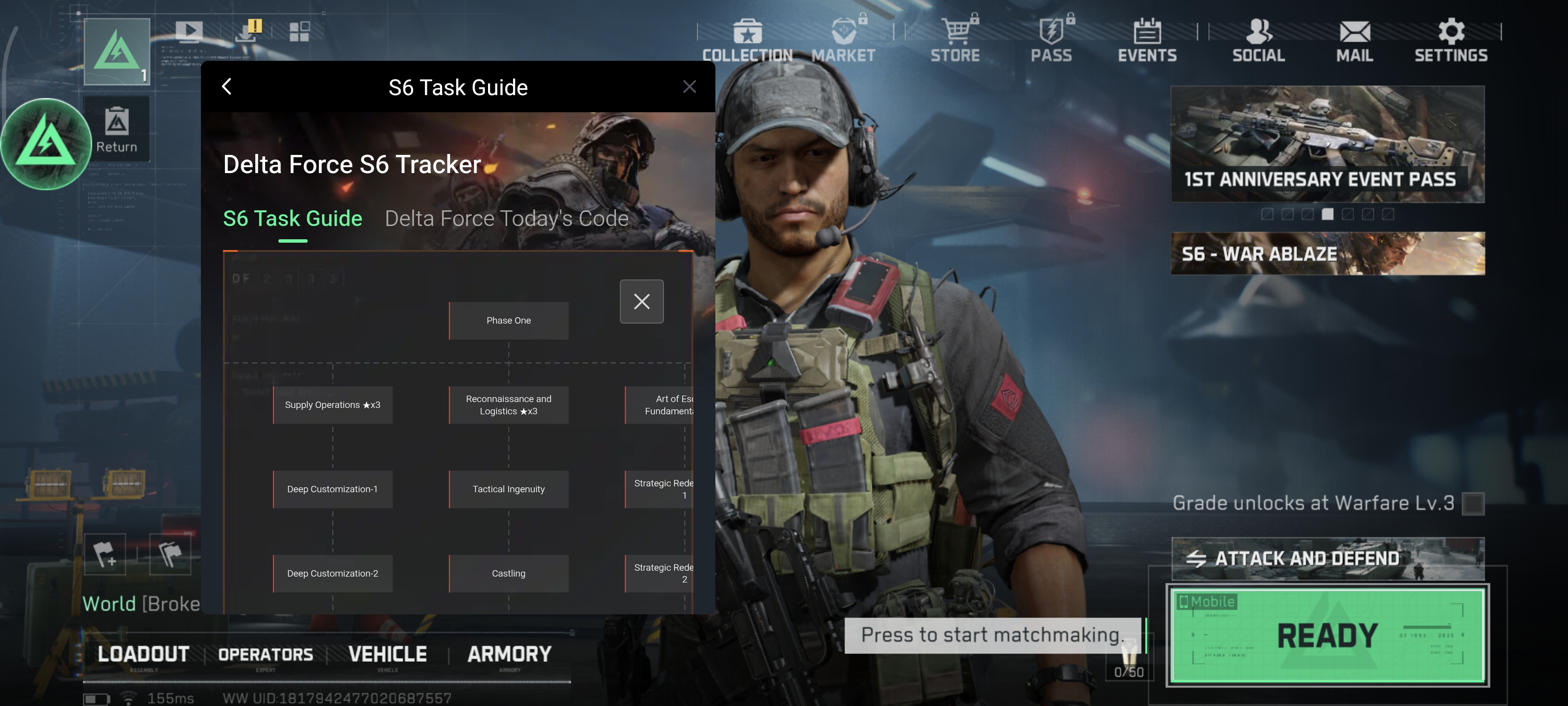 Guide of the S6 Seasonal Mission Tool for Delta Force!
